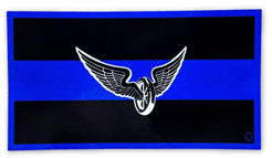 Thin Blue Line Motorcycle Reflective Decal – FrontLine Designs, LLC