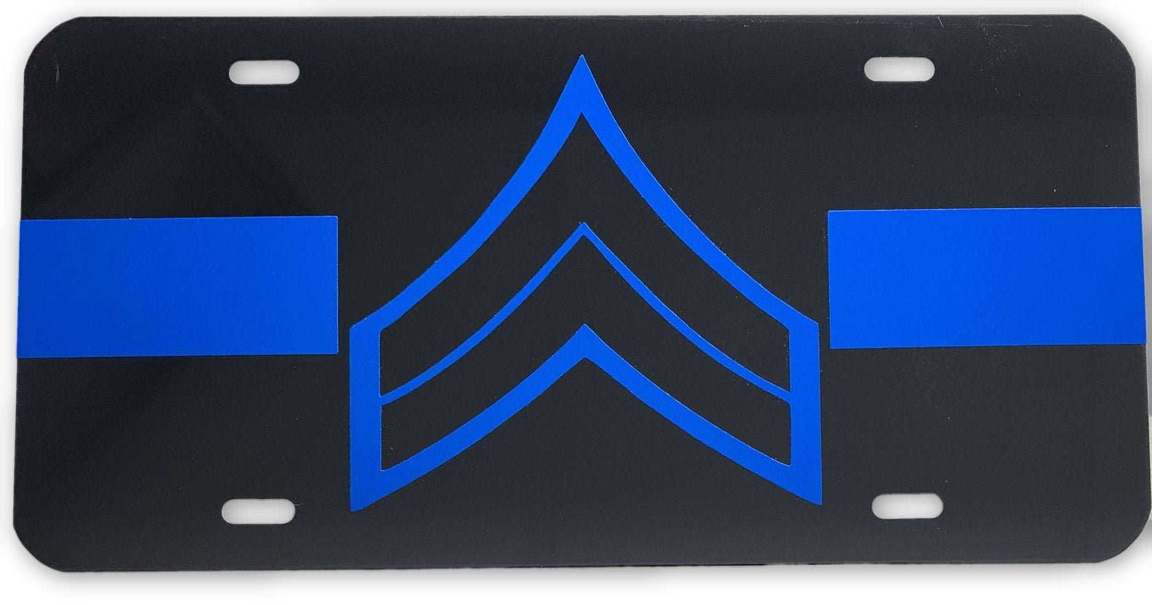 Corporal License Plate – FrontLine Designs, LLC