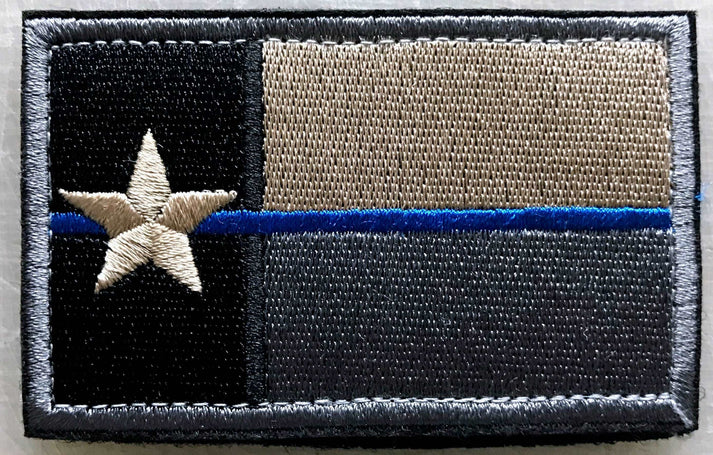 Texas State Flag Blue Line Patch – FrontLine Designs, LLC
