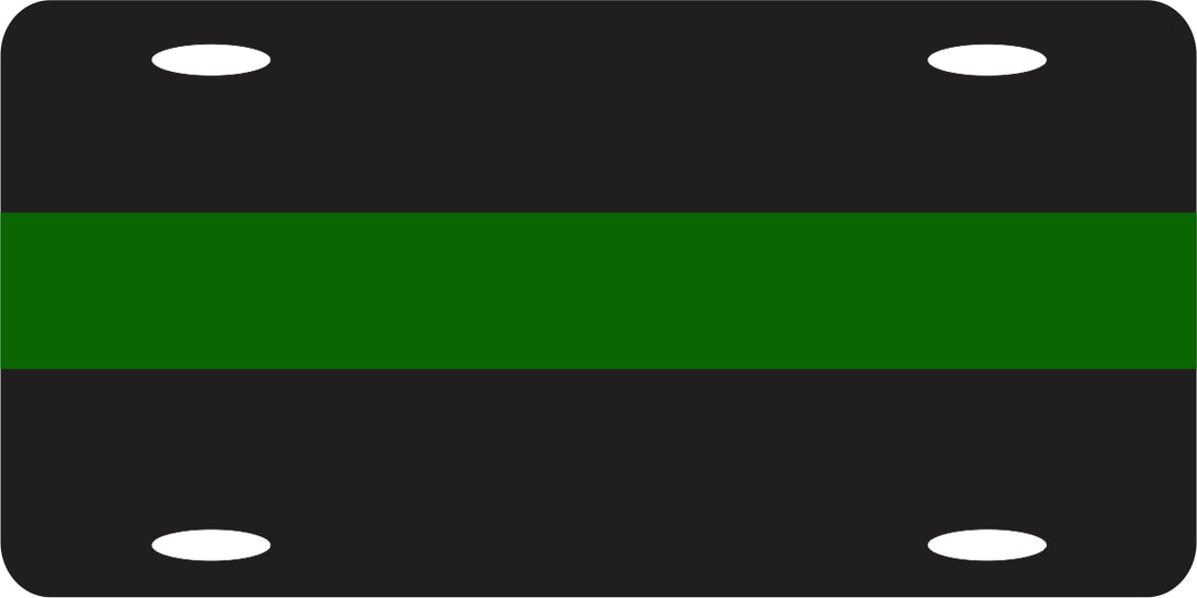 green line license plate-Green Line License Plate-FrontLine Designs ...