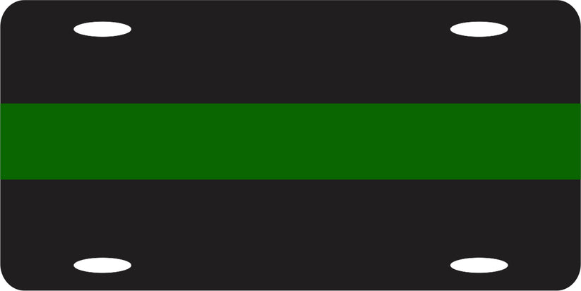 green line license plate-Green Line License Plate-FrontLine Designs ...