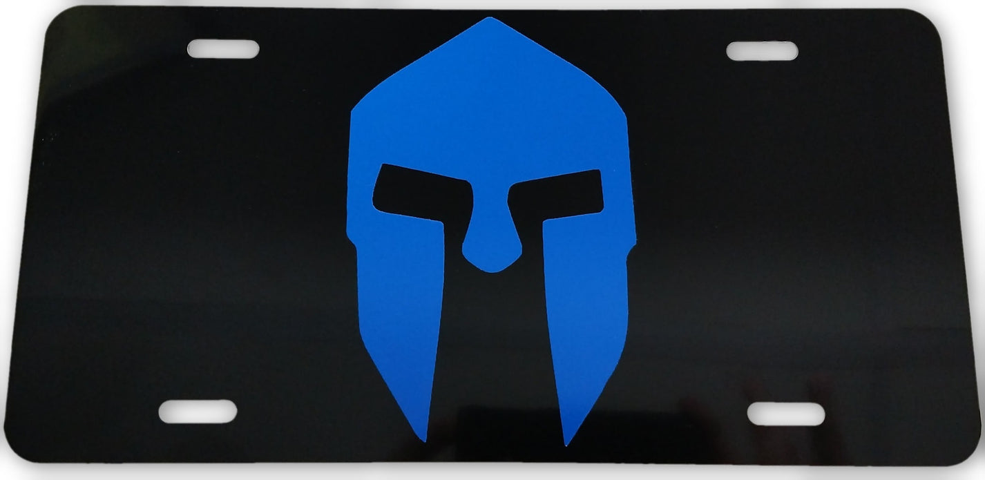 Custom Spartan License Plate-Spartan License Plate-FrontLine Designs ...